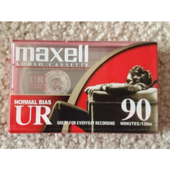 Media | 1 Maxell Ur 9 Audio Cassette Tapes Normal Bias New Sealed ...
